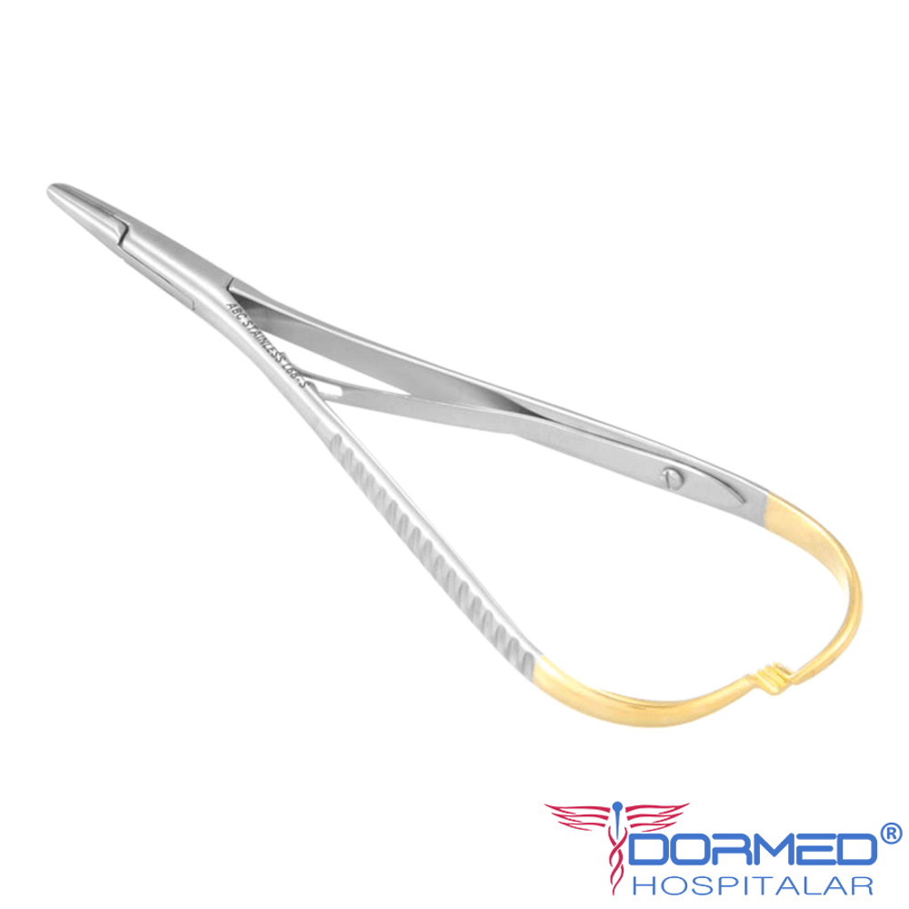 Porta Agulha Mathieu com Widia 17cm - ABC | Dormed - dormed